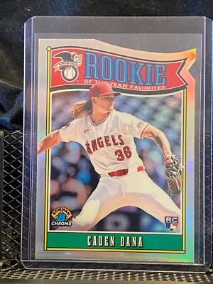 Caden Dana 2025 Bowman Rookie of the Year - #Roy-7 Angels | eBay