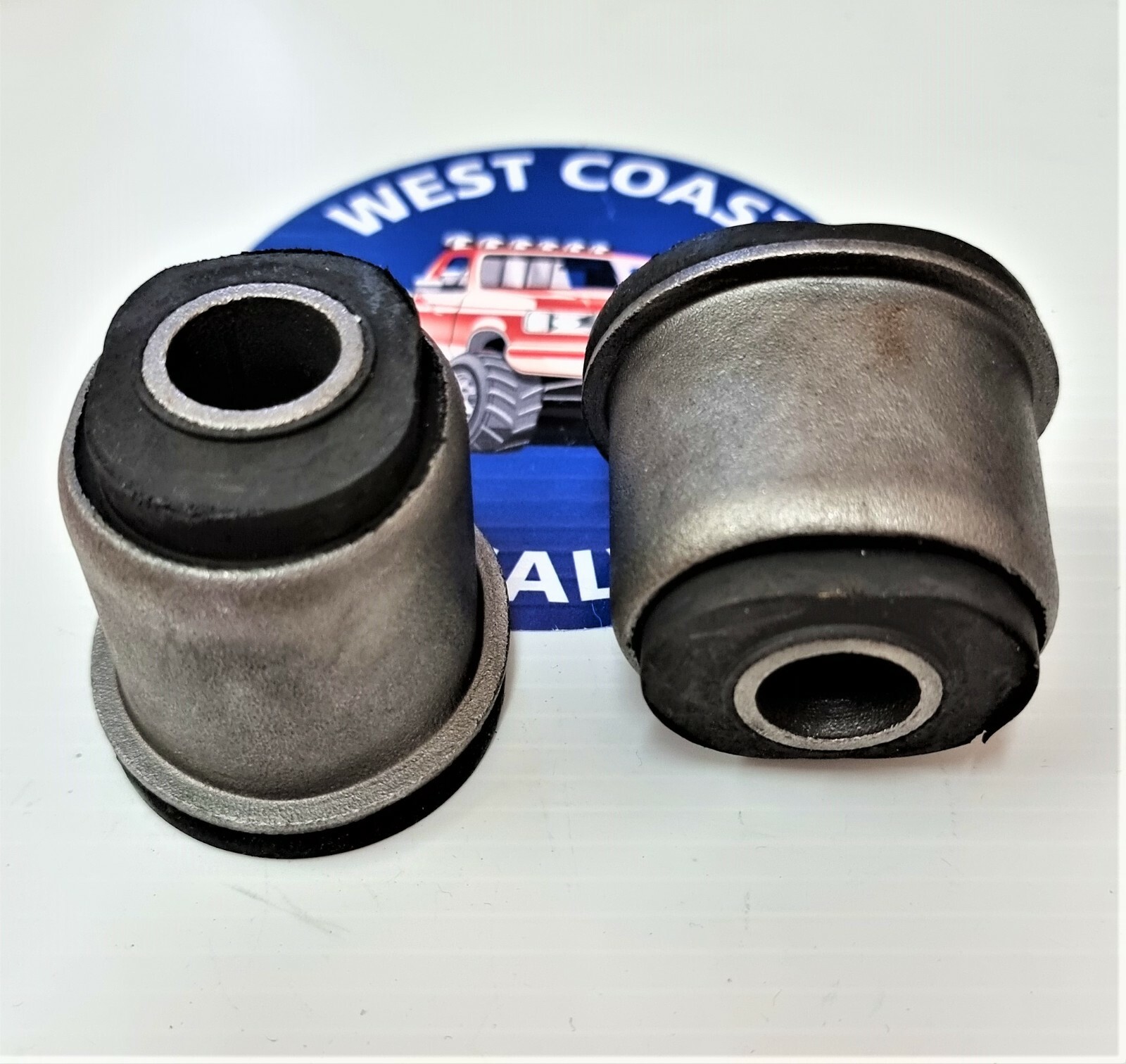 FORD F100 I BEAM PIVOT BUSHES ONE PAIR RUBBER 65-80. F100 F250 F350 74 ...
