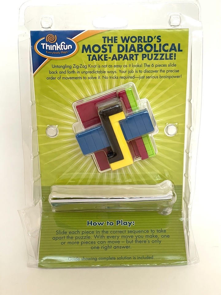 ThinkFun Zig Zag Knot Brainteaser Challenge Ages 8 to Adult NEW | eBay