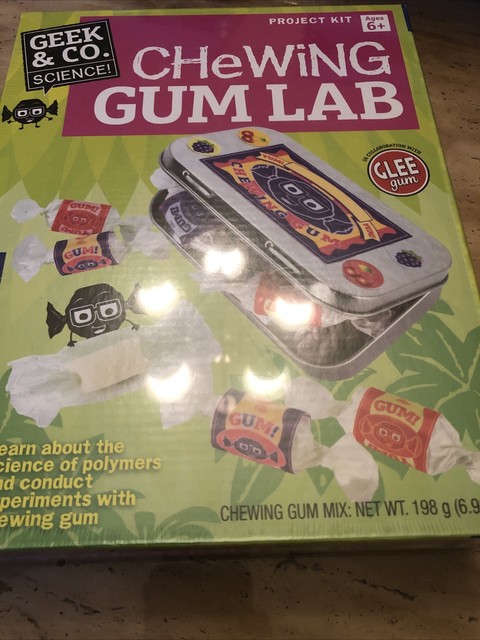 Chewing Gum Lab Project Kit From Geek & Co Science for Ages 6 and up ...