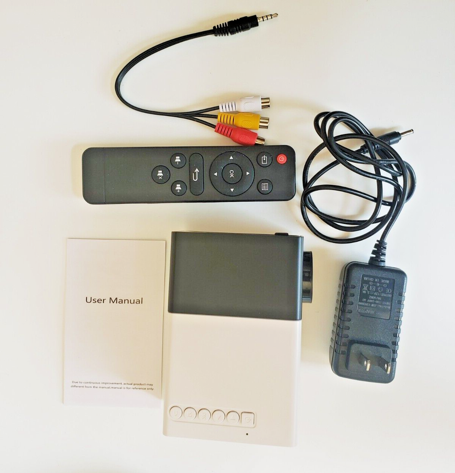 Mini LED Projector Audio HDMI-compatible HD Model Q1 Ultra Portable ...