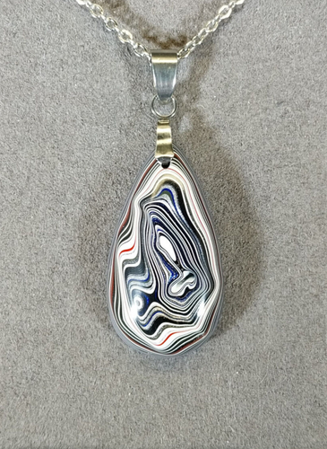 Fordite Necklace, Fordite Jewelry, USA Veteran Handmade, EB55 | eBay