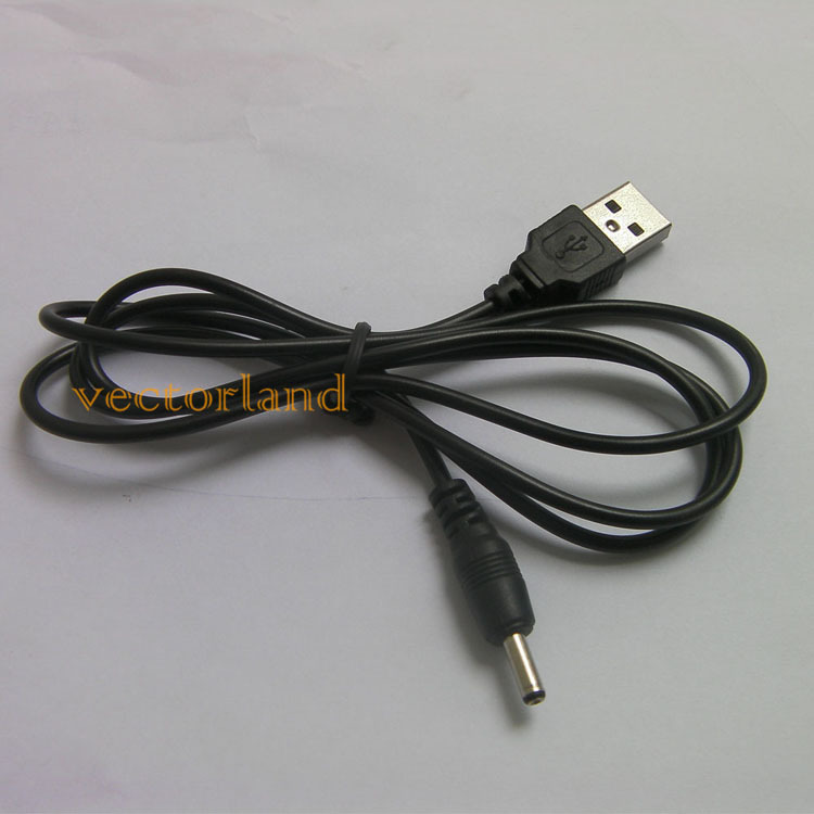 USB-A to 3.5mm Barrel Jack Male DC 5v power charger plug adapter cable ...