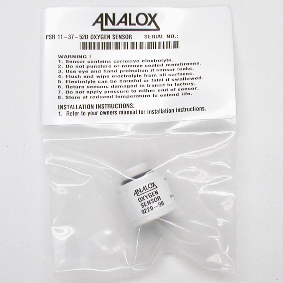 ANALOX O2EII NITROX Analyzer Replacement O2 Sensor – 3yr Warranty Scuba ...