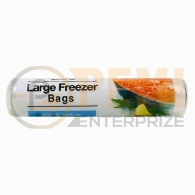 LARGE FOOD & FREEZER BAGS - 200 PACK ON A ROLL 22CM X 22CM FOR ALL ...