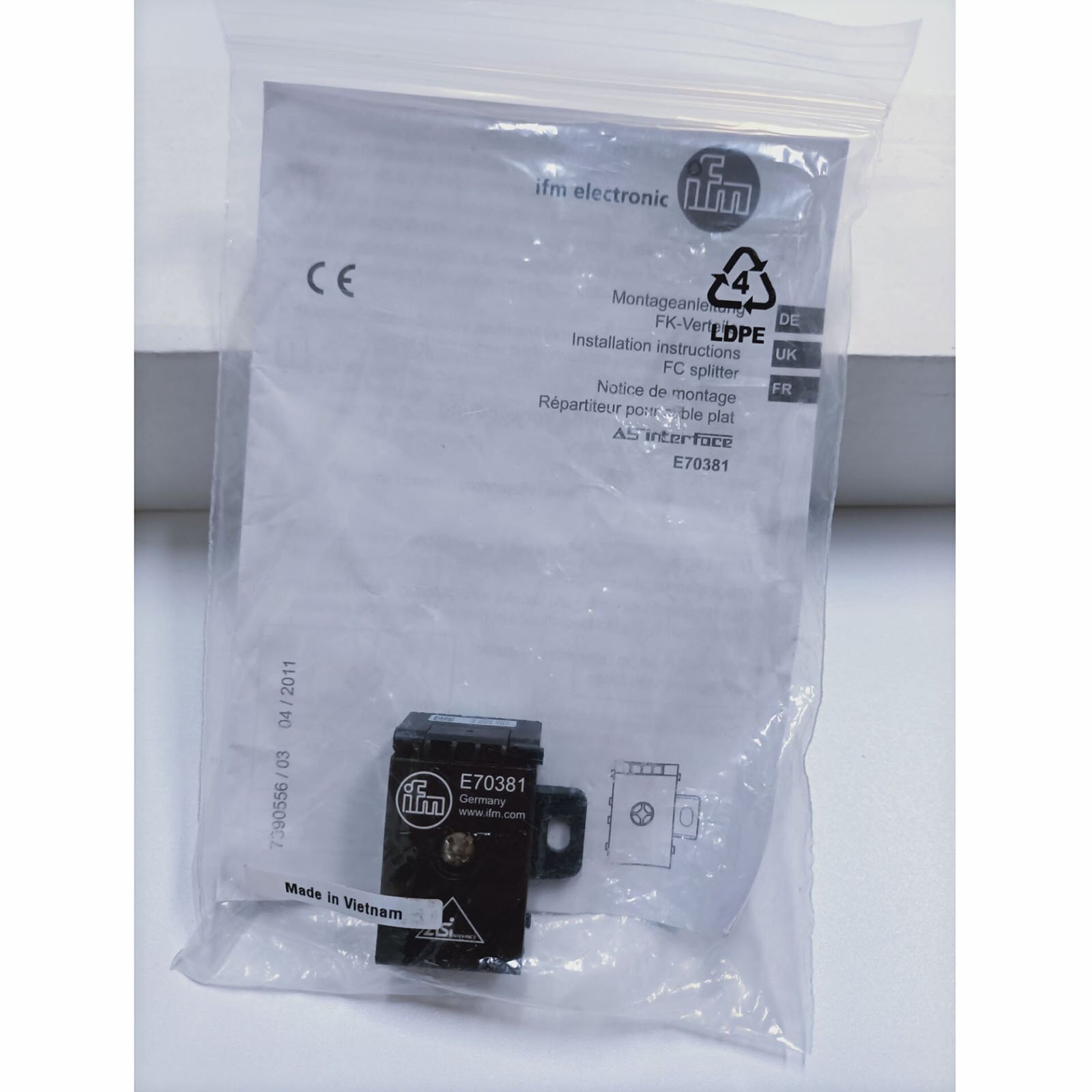 One For IFM New E70381 sensor Free Shipping | eBay