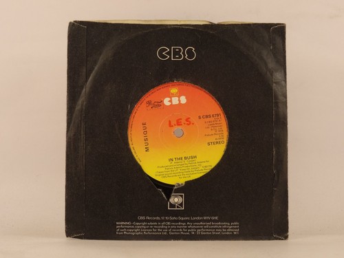 MUSIQUE IN THE BUSH (99) 2 Track 7" Single including Company Sleeve CBS ...