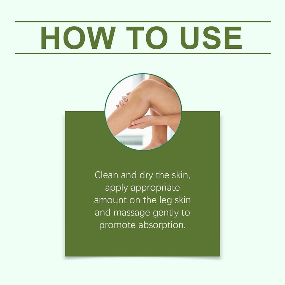 Edema Free Flow Drain Massage Cream, Improves Varicose Veins Cream Leg ...