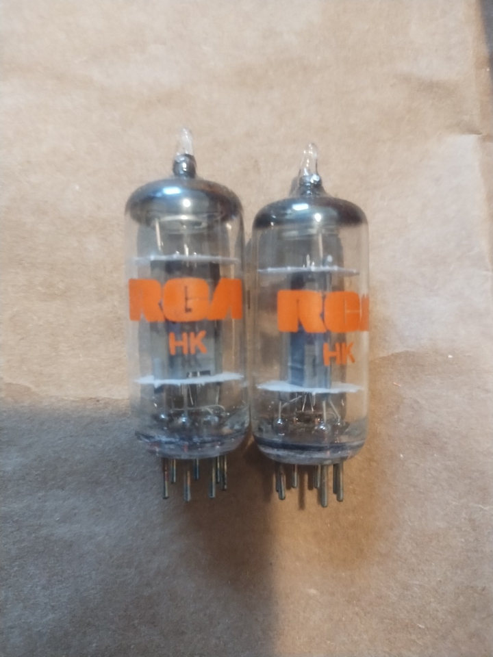 6C4 NOS RCA radio audio amplifier vintage vacuum tubes 2 valves tested ...