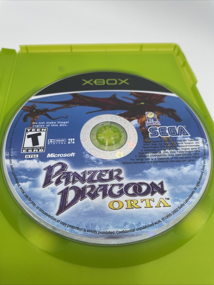 Panzer Dragoon Orta Xbox Original Complete CIB G 10086640236| eBay