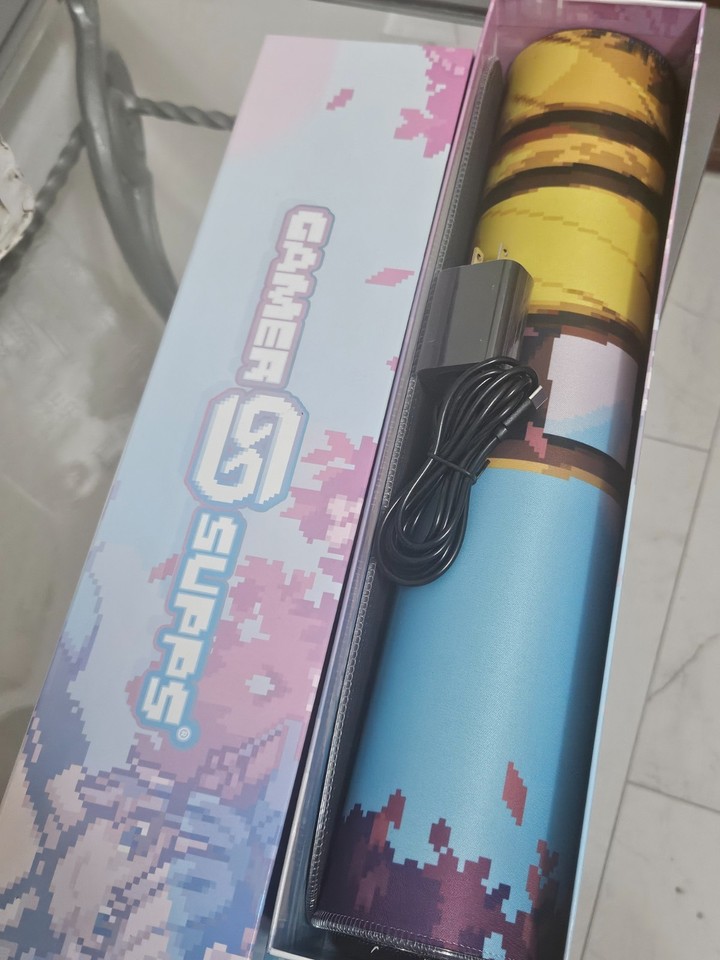 Gamersupps Silvervale PIxel RGB Mouse pad new vtuber rare | eBay