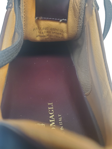 Bruno Magli Mens Shoes Falcone Italian Leather LaceUp Sneakers 8.5M ...