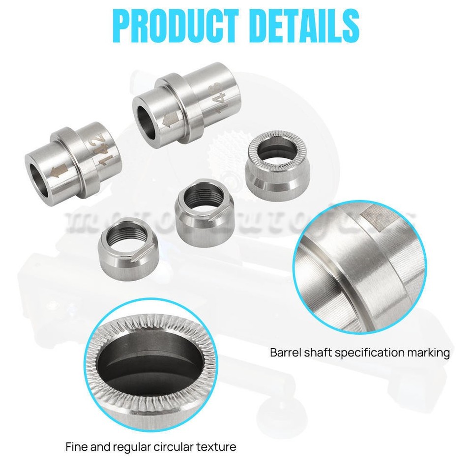 For Wahoo KICKR V4 CORE Thru Axle Adapter Kit W/ 142&148 Non Drive Side ...