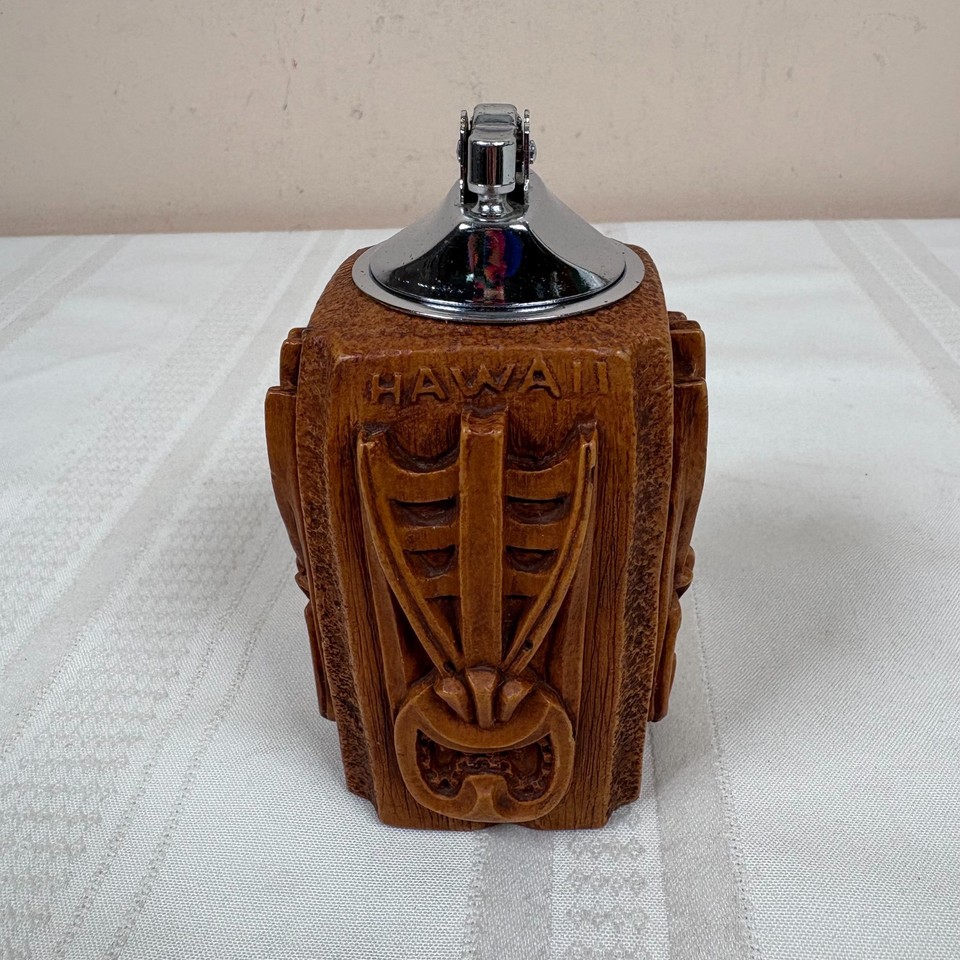Coco Joes Hapa Wood Hawaii Tiki Lighter Vintage | eBay