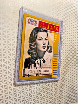 2015 Panini SCREEN LEGENDS GENE TIERNEY #5 13/49 AA50 | eBay