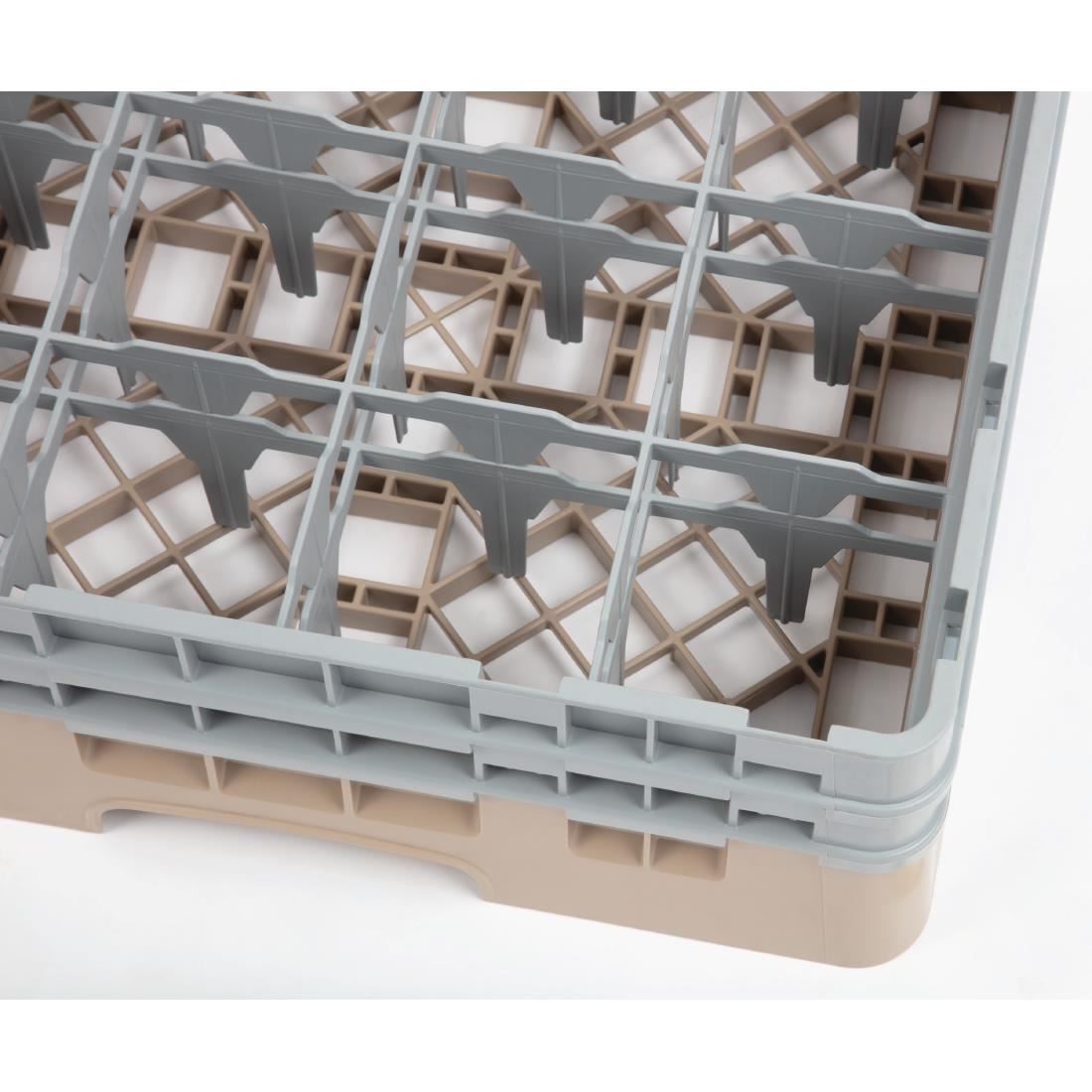 Cambro Camrack in Beige with 16 Compartments - Durable, Max Glass ...