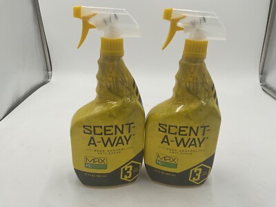 BUNDLE Scent-A-Way MAX Fresh Earth Spray Scent Eliminator - Cover Scent ...