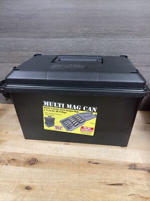 MTM Tactical Mag Can for 10 30 Rd Mags 10 dbl stacked Handgun mags ...