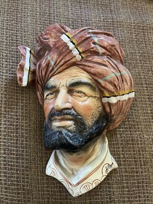 Royal Crown Arnart Sheik Head Wall Hanging | eBay