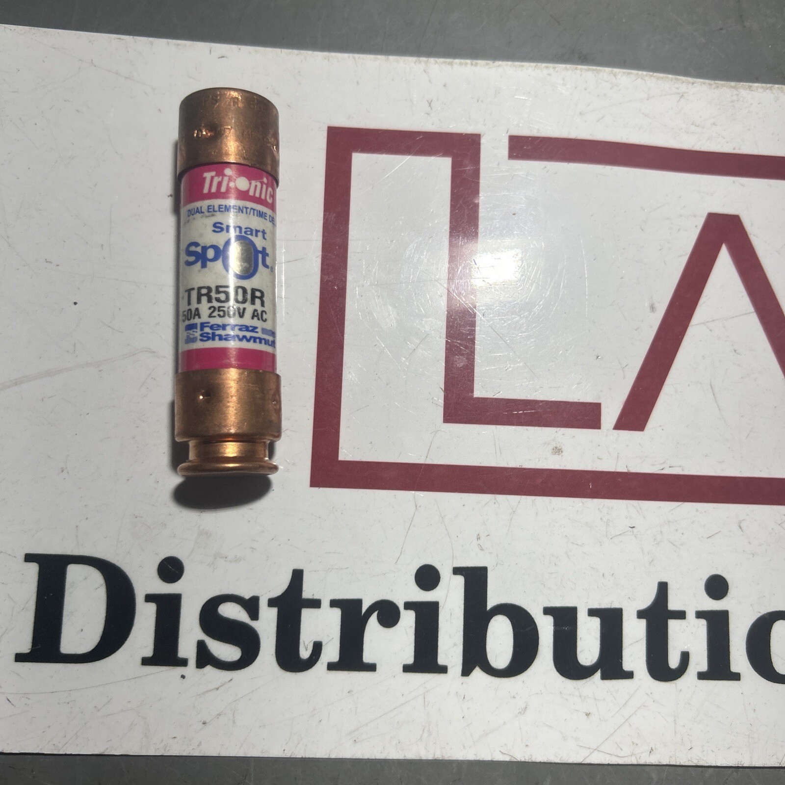 FERRAZ SHAWMUT TRI-ONIC SMART SPOT FUSE TR50R 50AMPS 250VAC TIME-DELAY ...