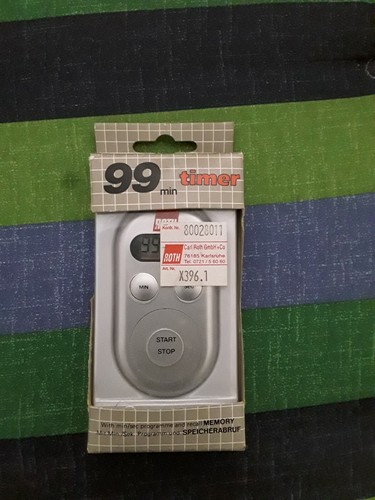 Timer / 99 min timer mit Min./Sek. Programm u. Speicherabruf | eBay.de