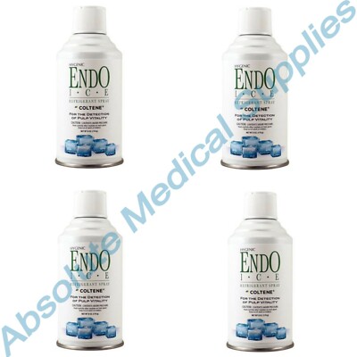 *4-Packs* Coltene Hygenic Endo Ice Pulp Vitality Refrigerant Spray 6 Oz ...