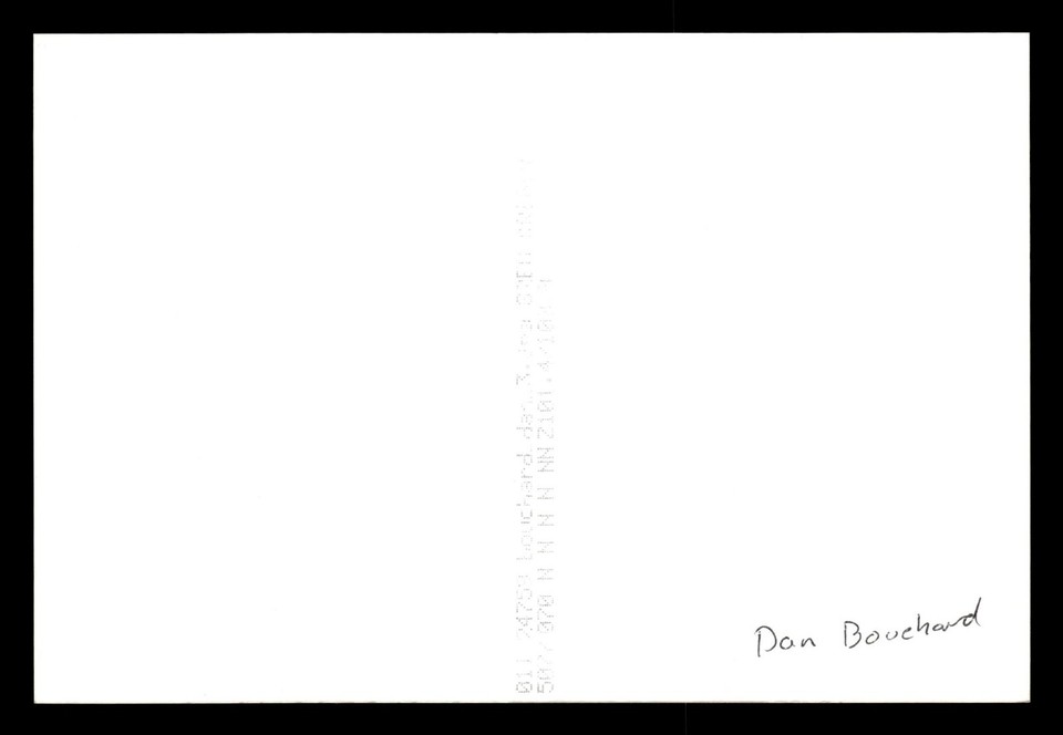 Don Bouchard Autographed 4x6 Color Photo Atlanta Flames Goalie #30 B | eBay