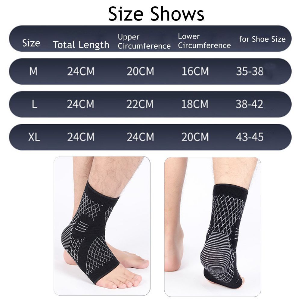 Nylon Soothe Relief Compression Socks Comprex Ankle Sleeves Women Men ...