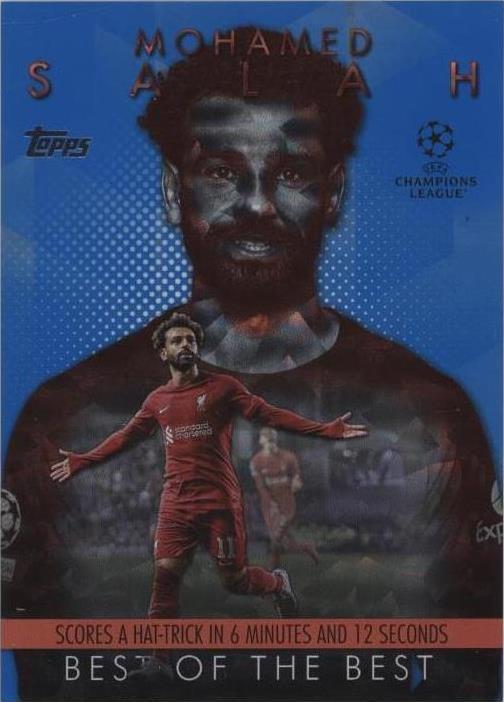 2023-24 Topps UEFA Club Competitions - Best of the Best Mohamed Salah # ...