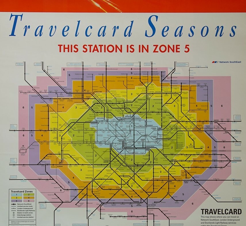 Travelcard London Zones 1 6 Map Pdf Download Free - Infoupdate.org