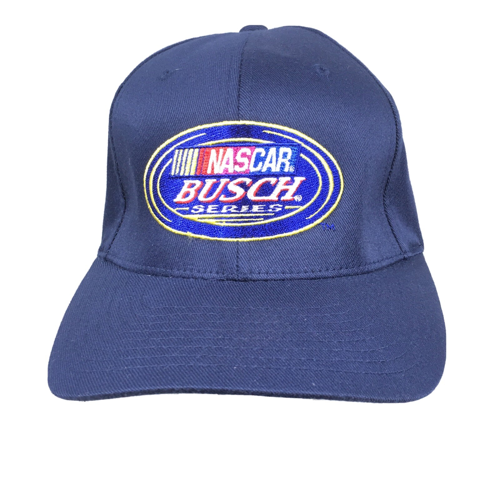 Vintage NASCAR Busch Series Flexfit Baseball Cap Strapback Hat Size ...