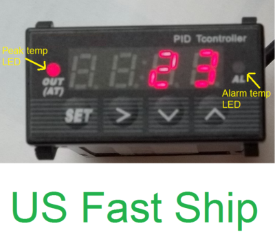 Digital EGT Thermometer 12V DC Pyrometer Temperature Control Gauge Auto ...