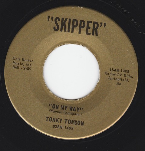 Tonky Tomson - On My Way / I've Been In Love - Skipper - 1965 - Wayne ...