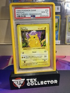 Pikachu 1999 Pokemon Game #58 Shadowless (Red Cheeks) Price Guide ...