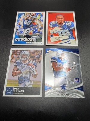 Dez Bryant 2010 Rookie Card Lot - Finest Magic Topps Insert 425 110 186 ...