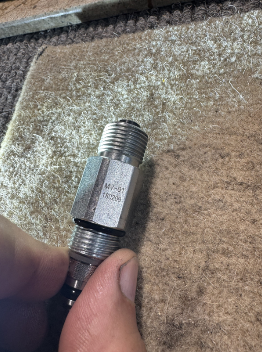 MV-01 Lift Pressure relief valve CV-01 Safety valve | eBay