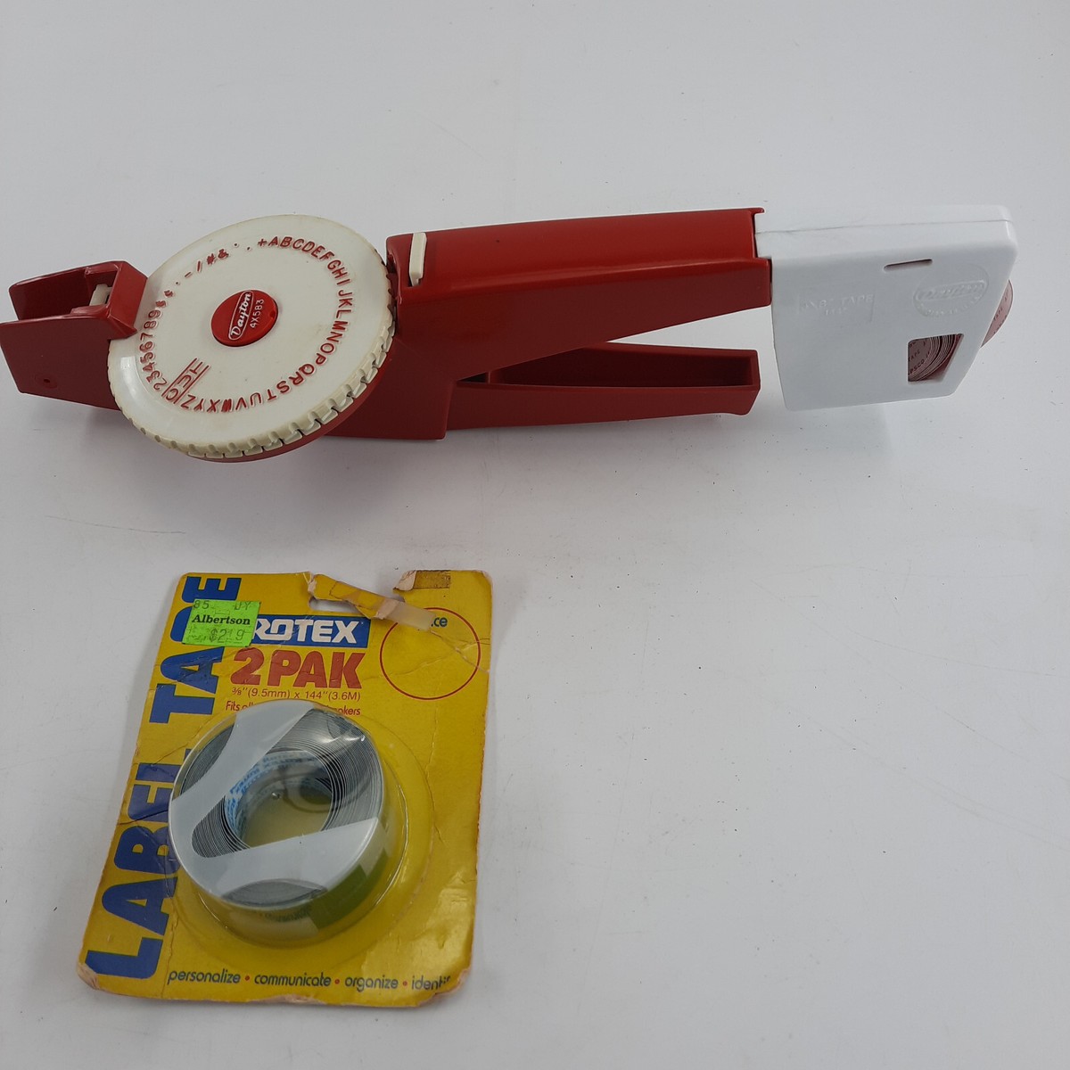 Vintage Label Maker Embossing Label Maker Machine With 6 Tapes, 3D