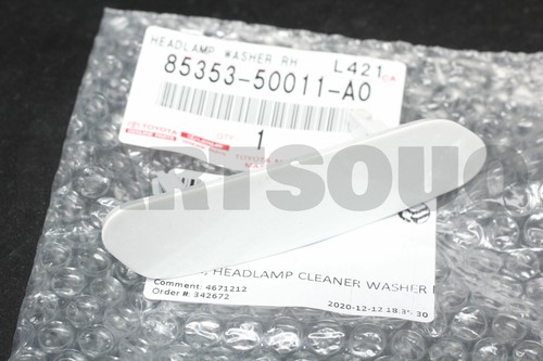 8535350011A0 Genuine Toyota COVER, HEADLAMP CLEANER WASHER NOZZLE 85353 ...