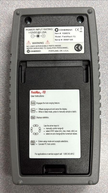 Coherent FieldMax II TO Laser Power Meter w/ Power Supply 1098579 | eBay