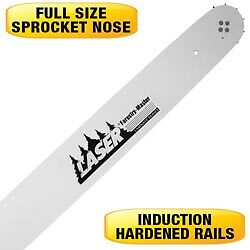 Laser 41027 18" 3/8" .050" 66 DL Laminated Guide Bar - FITS STIHL | eBay