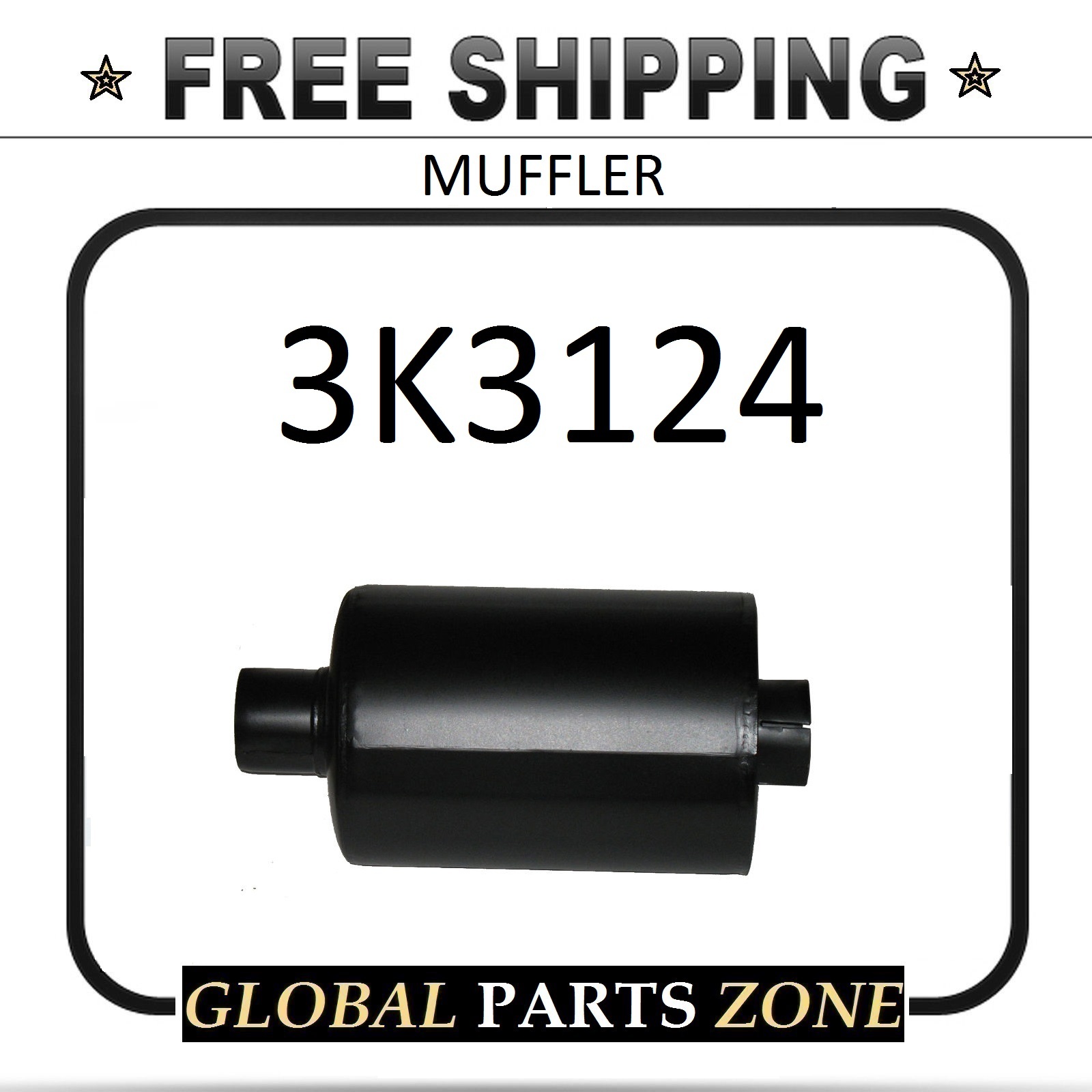 MUFFLER for Caterpillar NEW 3K3124 3K-3124 6B9255 6B-9255 SHIPS FREE ...