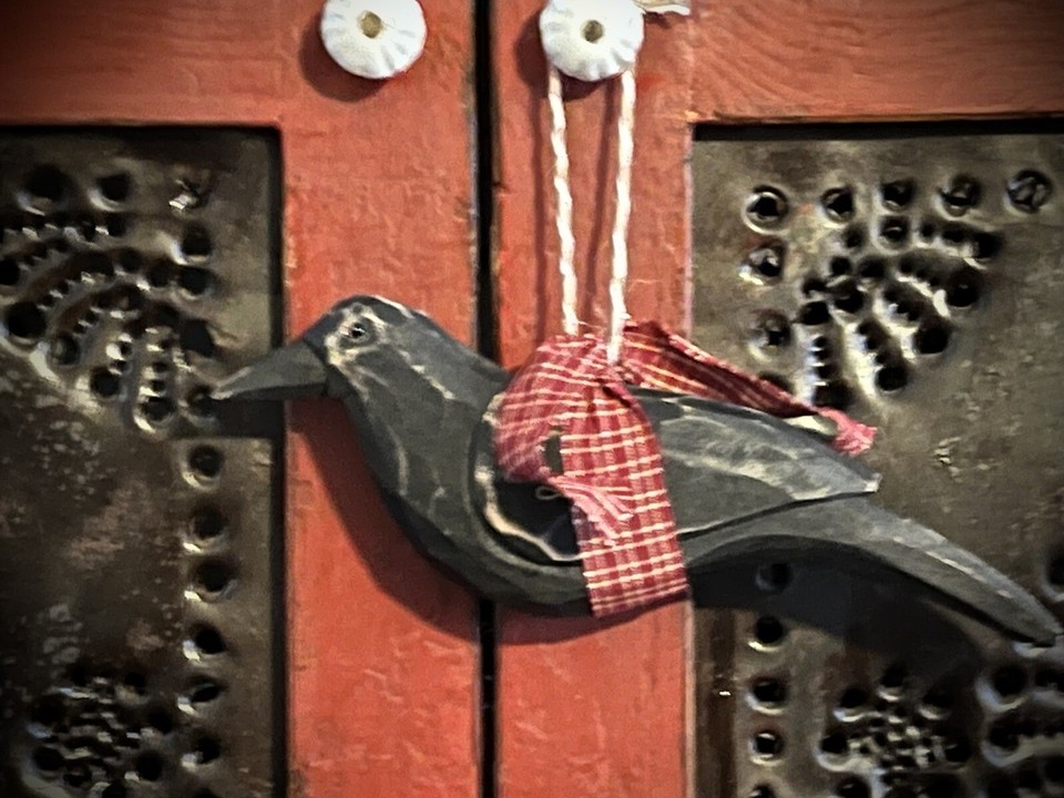 GP Grubby Primitive Snowman Country Farm Rag Doll w Valentine Heart ...