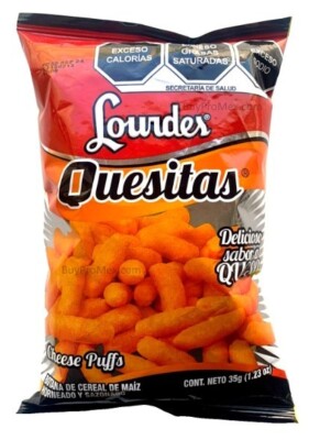 8-Pk Lourdes Quesitas / Lourdes Cheesy Puffs 35g/1.23oz | eBay