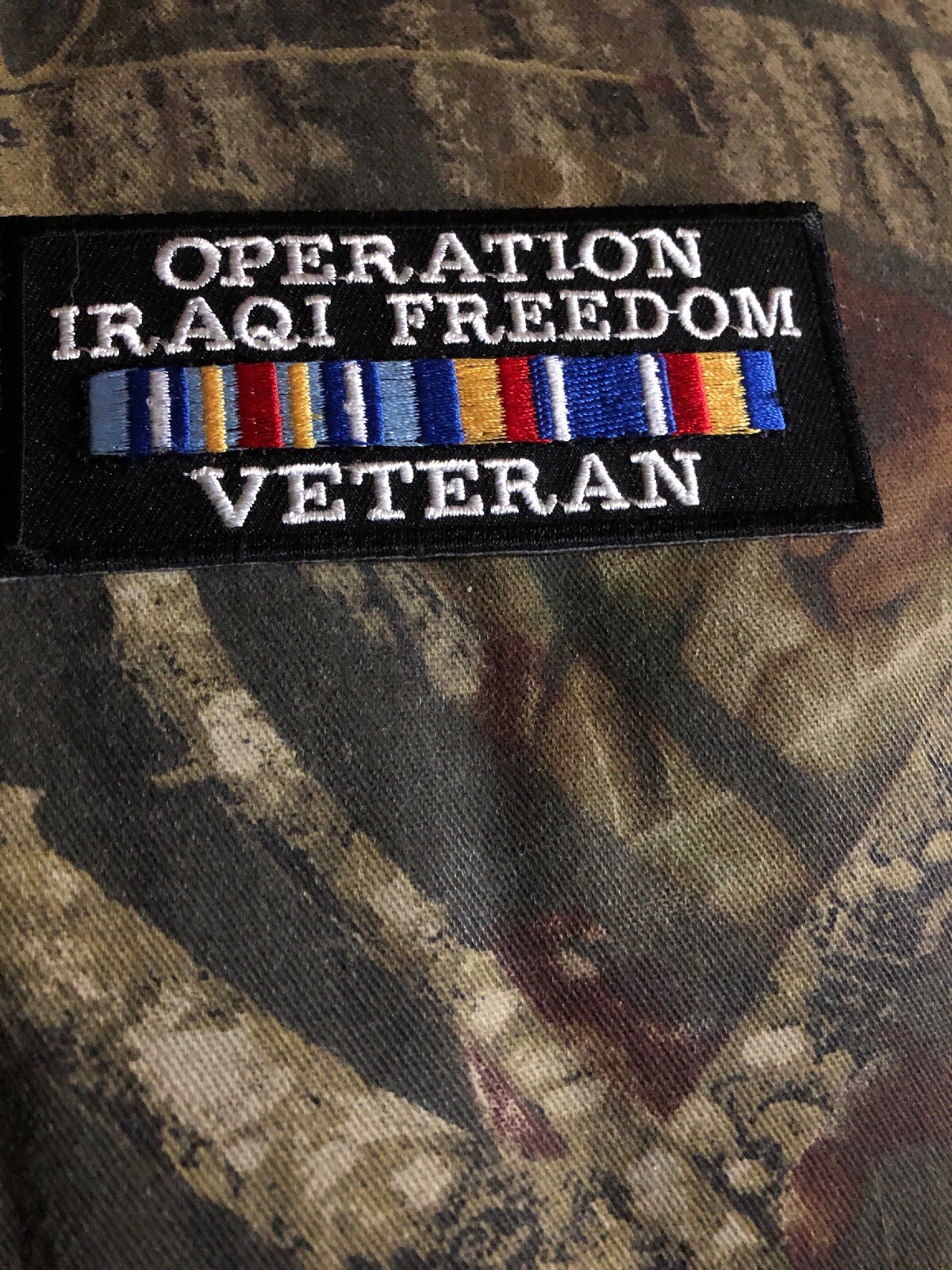 Embroidered Operation Iraqi Freedom Veteran Iron Sew On Patch 2”X 4 ...