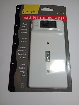 Digital Wall Plate Thermometer Switch Cover By Plate Pals Model 12100 ...