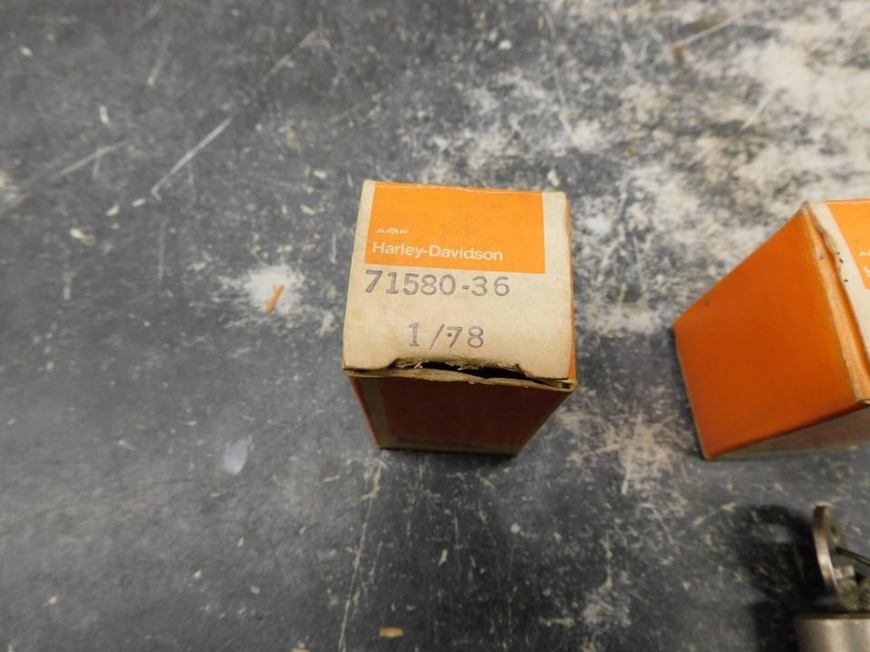 Harley Panhead Knucklehead Flathead NOS Briggs Key & Tumbler Ignition ...