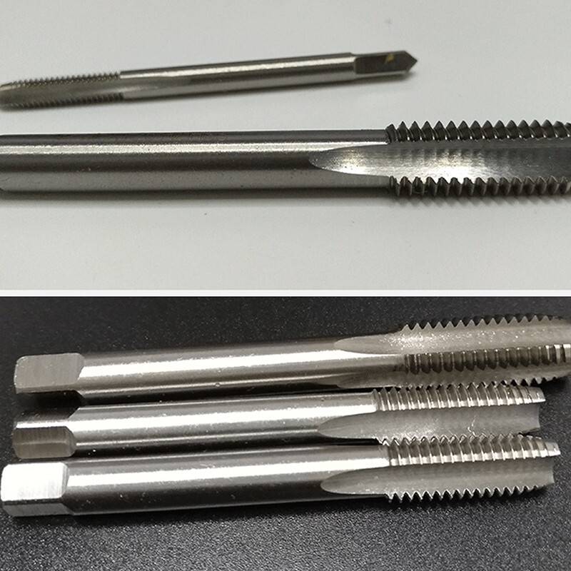 5x M3 To M8 5 Sizes Taps Set Machine Hand Screw Thread Metric Plug Tap ...