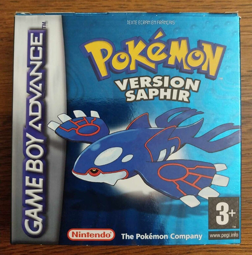 Pokemon Version Saphir - Nintendo GameBoy Advance - Complet avec sa ...