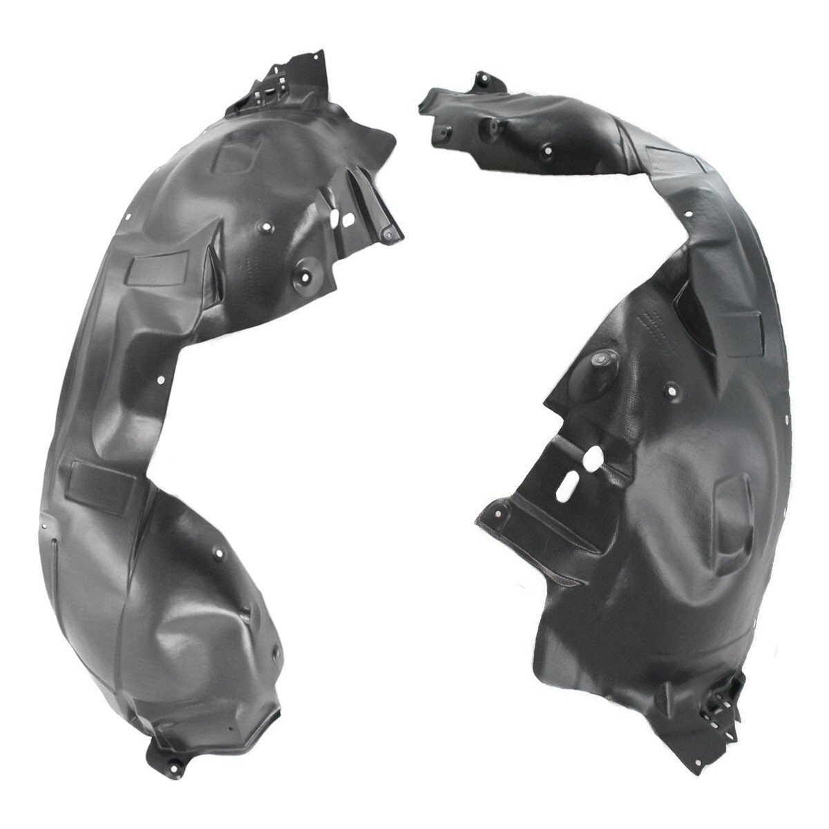 Front Driver & Passenger Side Fender Liner Set For 2011-2014 Ford Edge ...