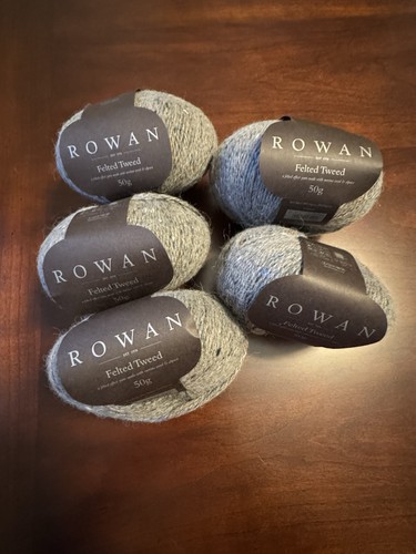 Rowan Felted Tweed Yarn Wool Alpaca Lot Of 5 Italy 191 Yards | eBay